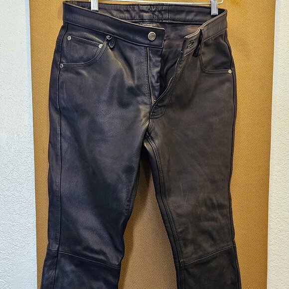 Leather Cult | Pants | Leather Cult Custom Motorcycle Leather Pants ...